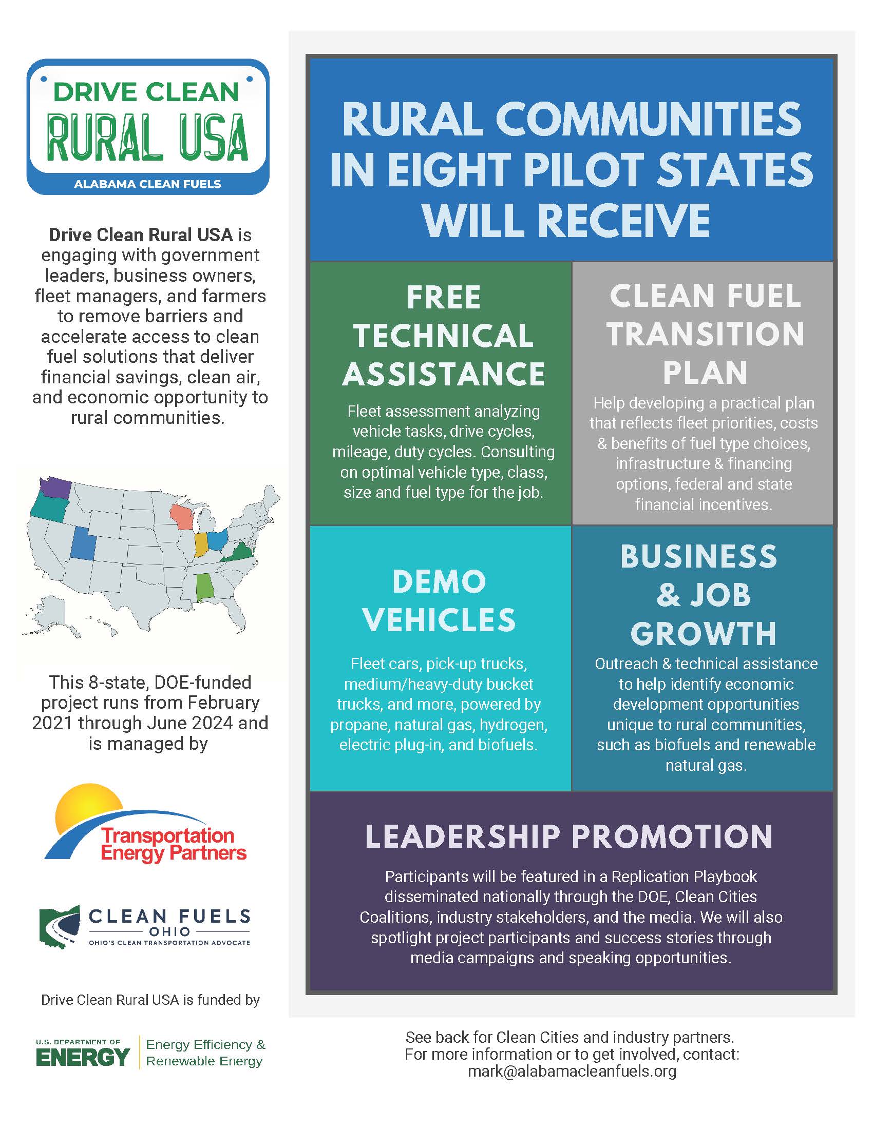 Drive Clean Rural USA - Alabama Clean Fuels Coalition